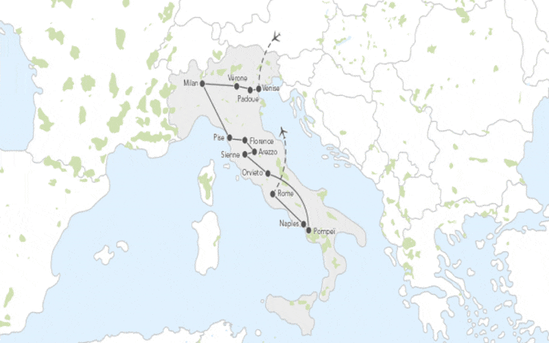 Padoue Carte Touristique De Rome Padoue : Digital Guide Made With A